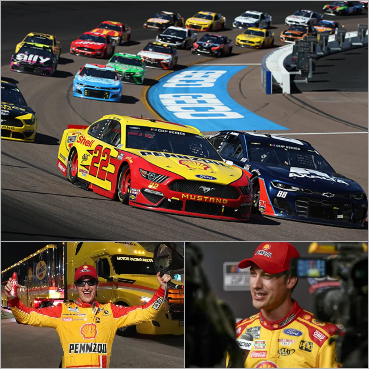 Joey Logano has three titles, 100 victories, and a stunning secret in ...