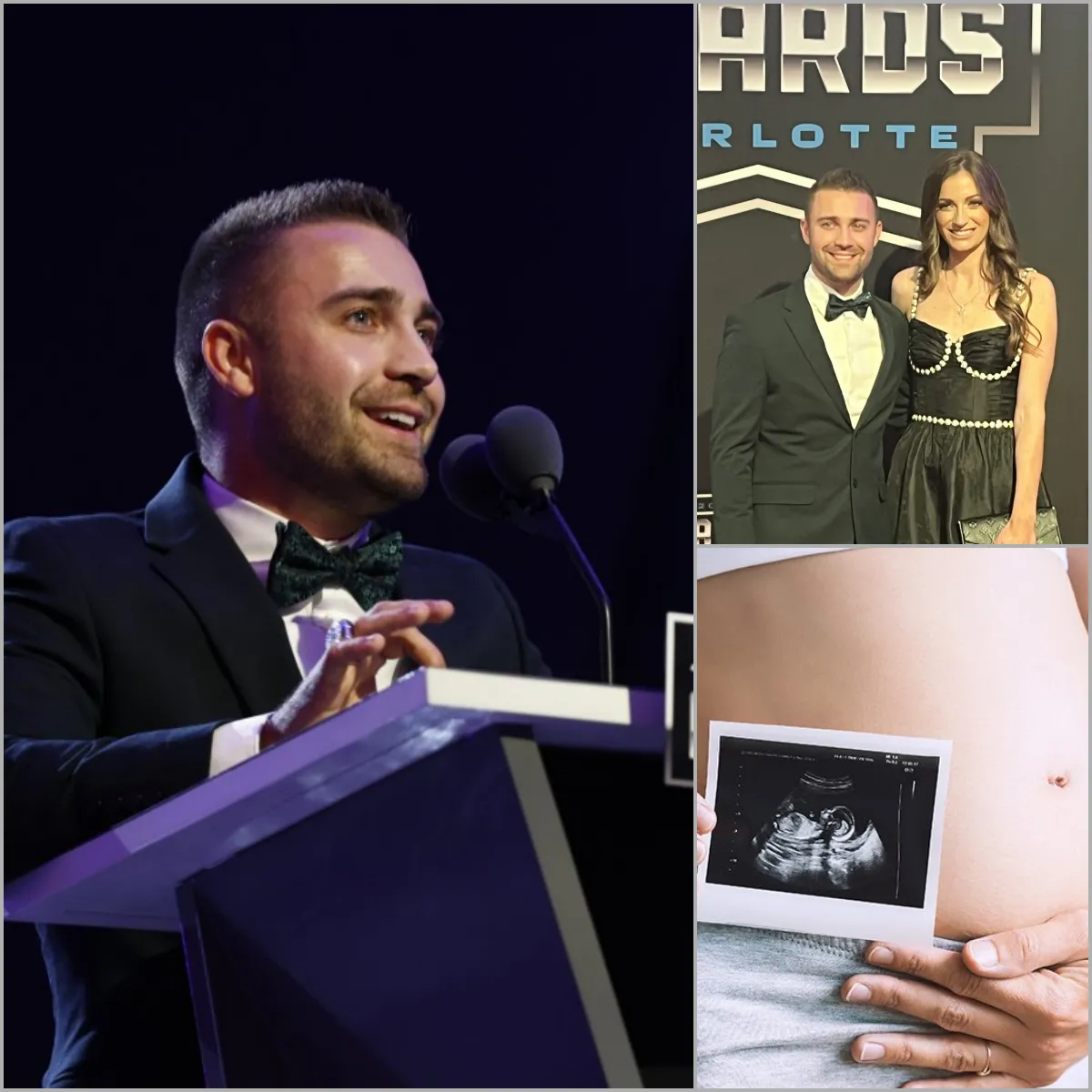Ty Majeski is expecting his first child. A gift from his wife will ...