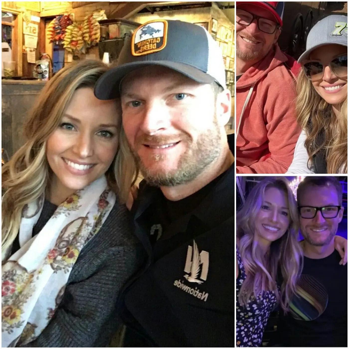 Dale Earnhardt Jr. and his spouse, Amy Earnhardt, exude joy and ...