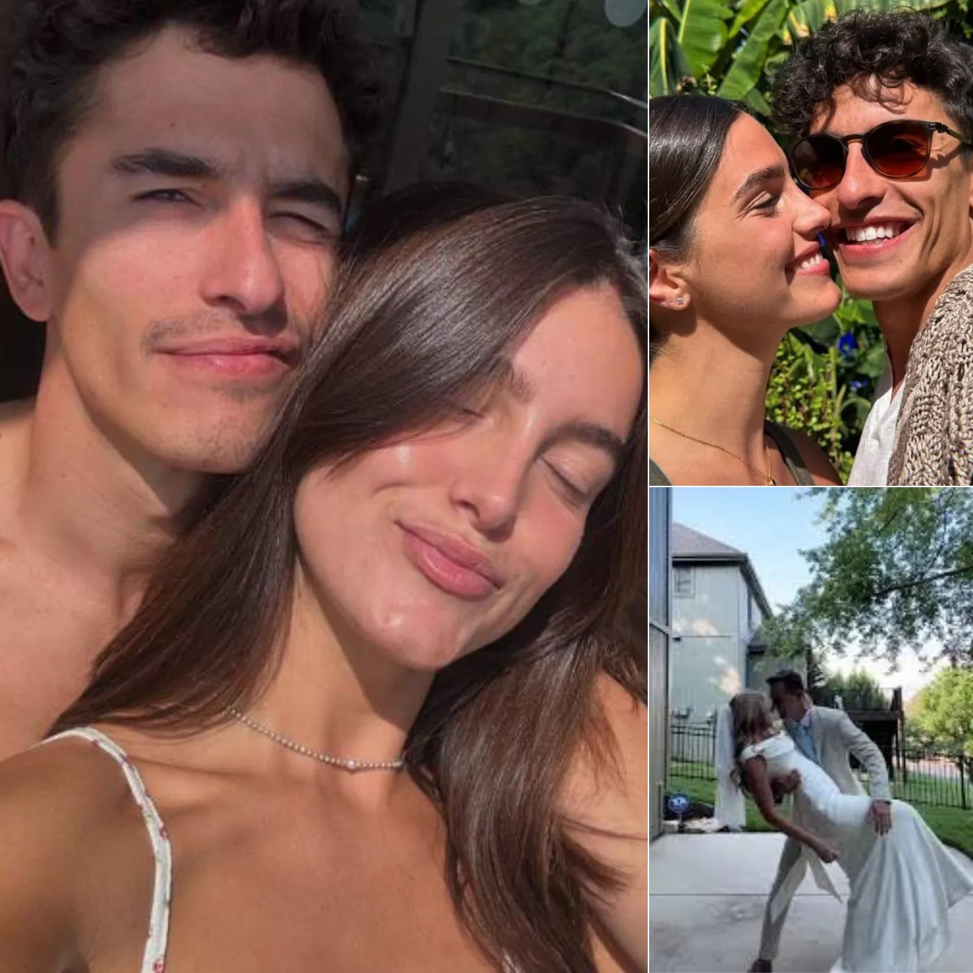 When questioned about his new girlfriend, Marc Marquez simply smiled ...