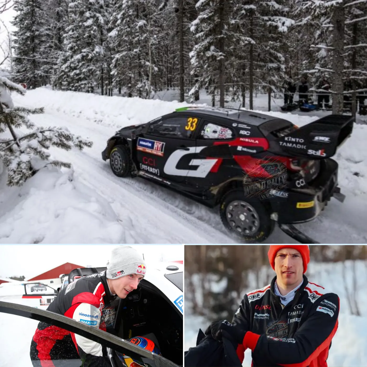 Toyota's Evans Wins Two Stages to Extend Lead at Snow Rally in Sweden ...